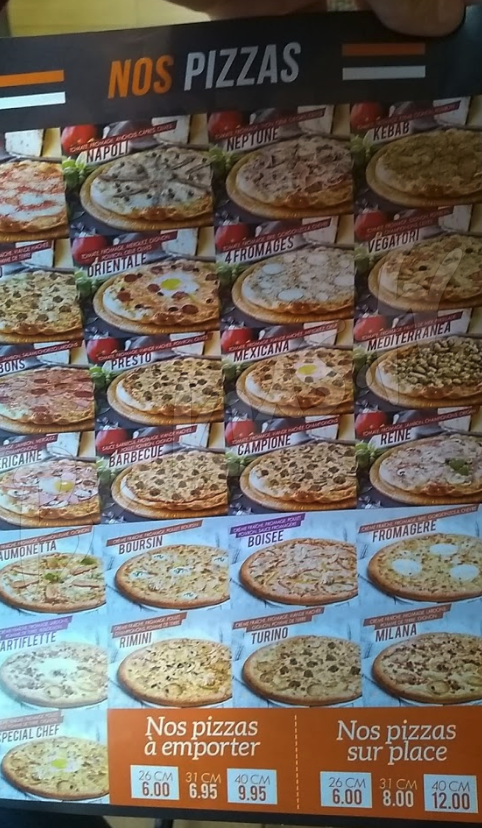 Presto Pizza Lyon (69009) : Menu & Prix Presto Pizza - Bakus.fr